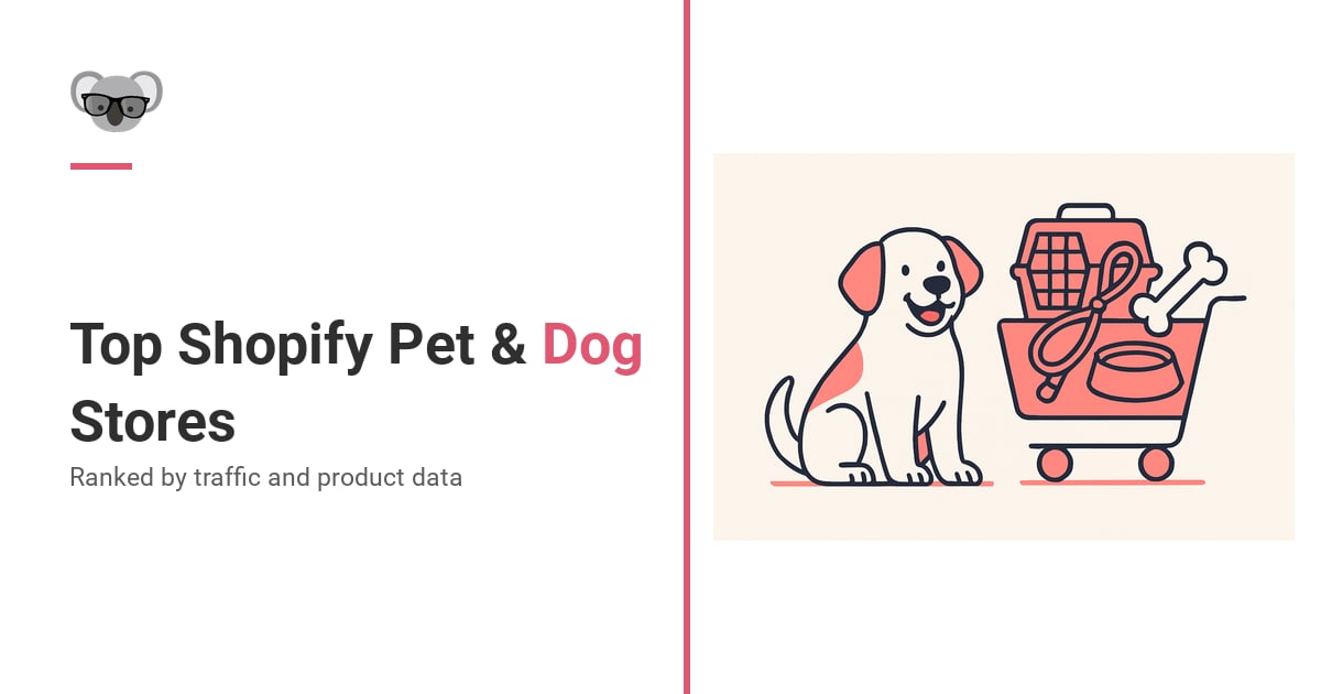 Top Shopify Pet & Dog Stores - Koala